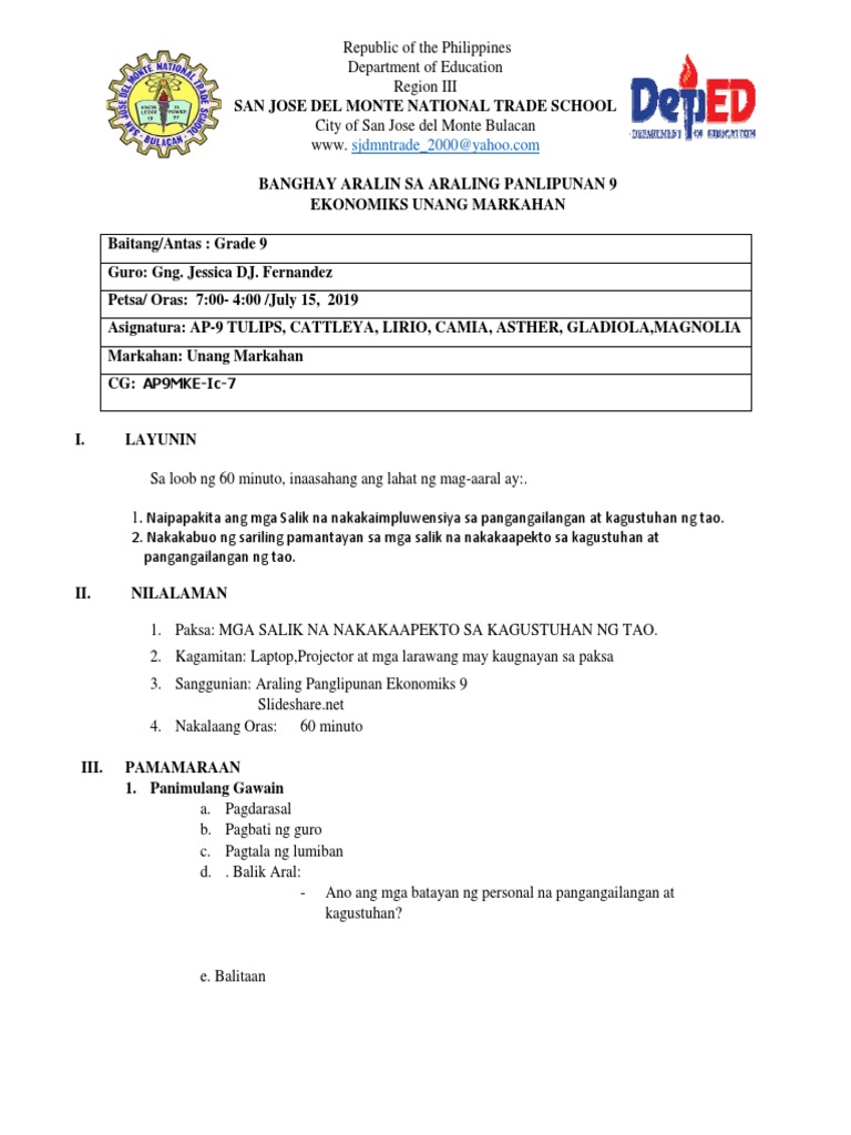 LP Salik Na Nakakaapekto | PDF