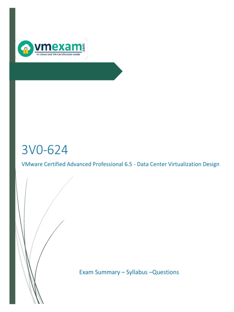 3V0 624 VMware Certified Advanced Professional 6.5 Data Center ...