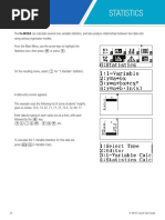 1 Var Stats | PDF | Menu (Computing) | Statistics