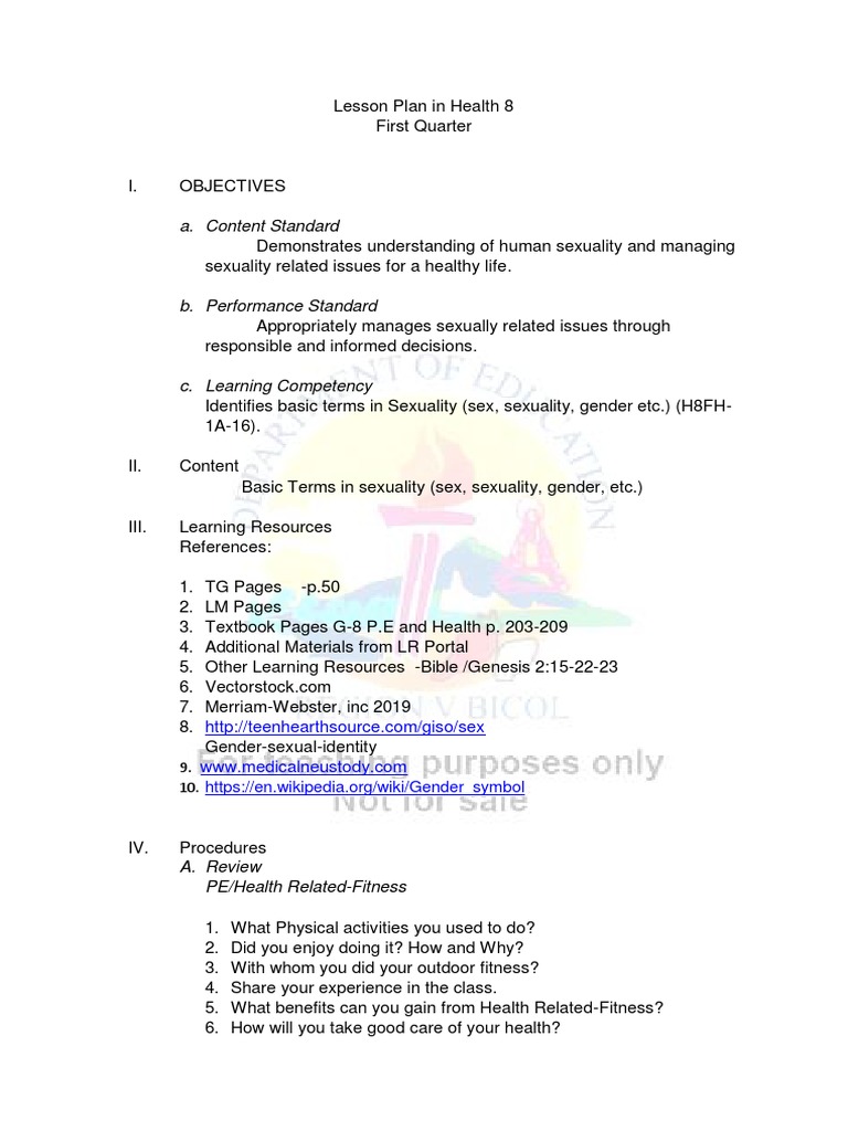 Health Grade 8 | PDF | Homosexuality | Sexual Intercourse