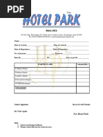 Hotel Bill | PDF