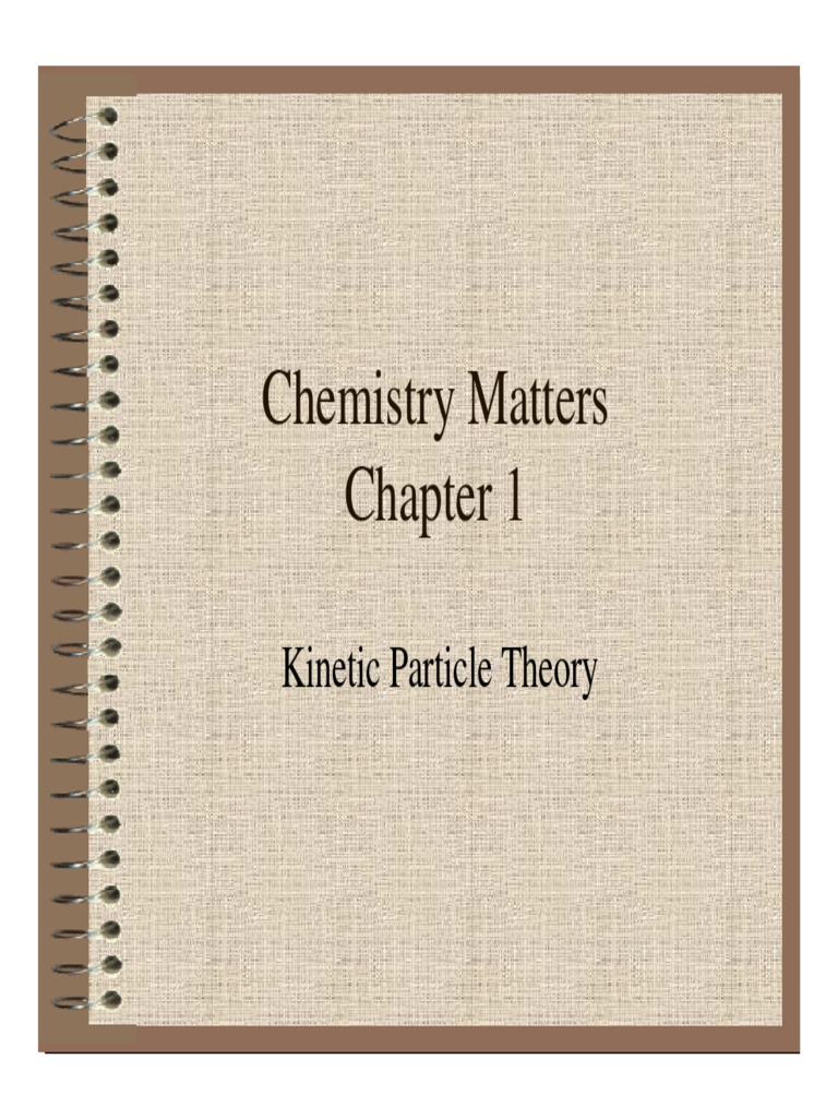 Chemistry Matters Chapter 1 | PDF