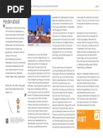 Hyderabad City Map and Guide | PDF
