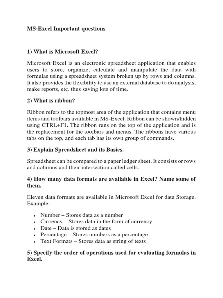 Excel Tutorial | PDF | Spreadsheet | Microsoft Excel