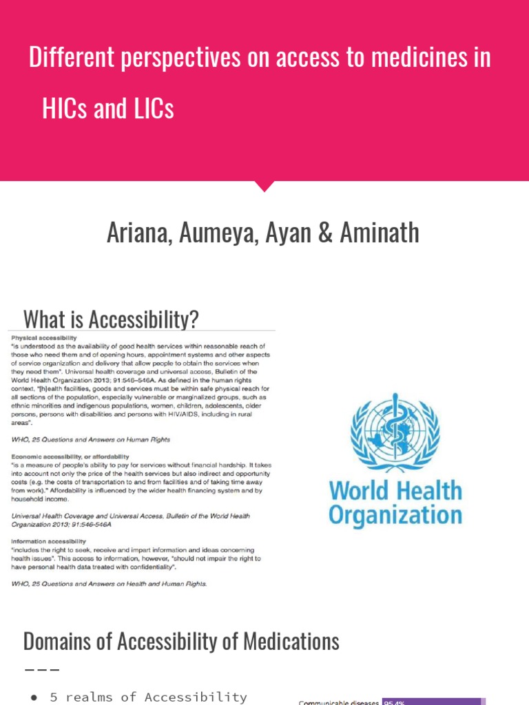 Accessing Medication Presentation | PDF | National Health Service ...