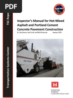 Asphalt Inspection Checklist | PDF