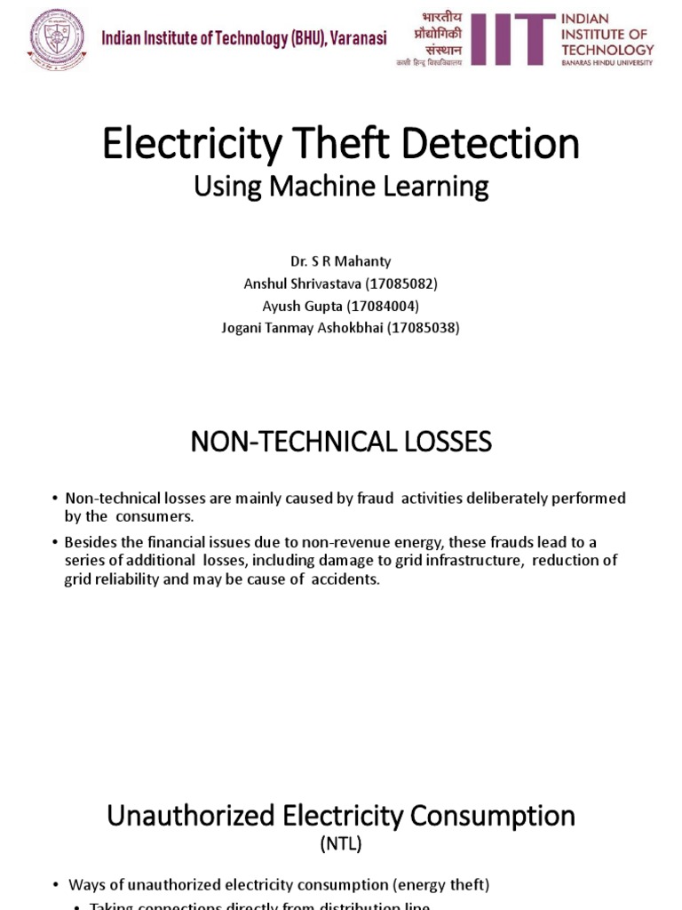 Electricity Theft Detection: Using Machine Learning | PDF | Principal Component Analysis ...