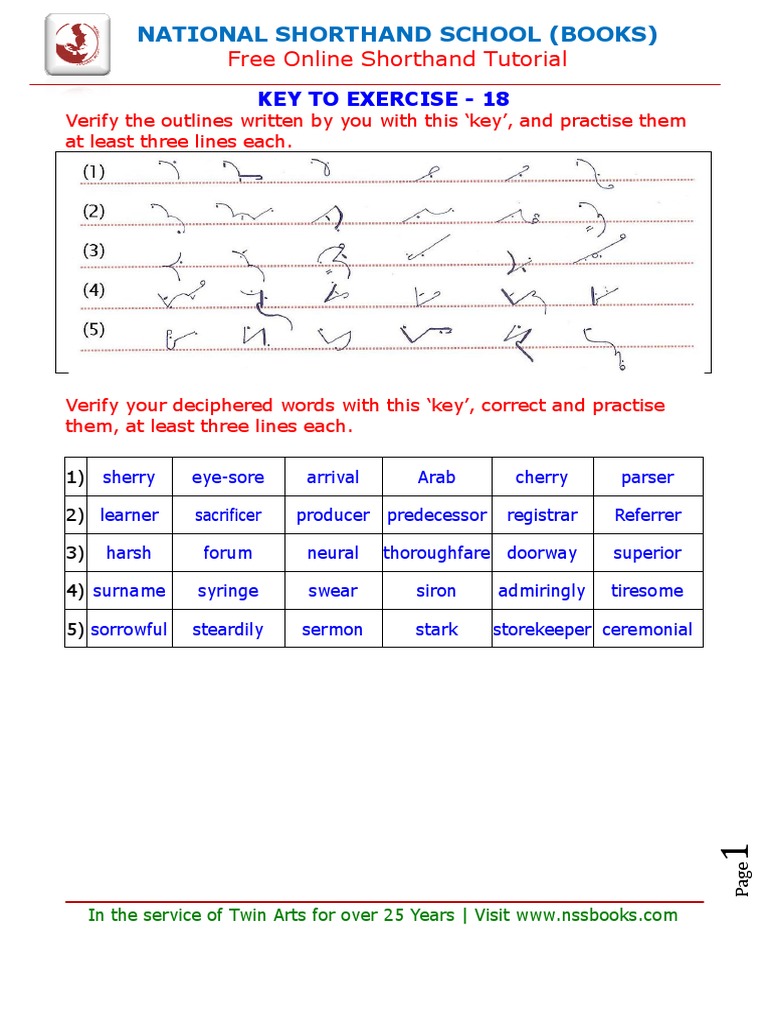 Free Online Shorthand Tutorial Free Online Shorthand Tutorial | PDF