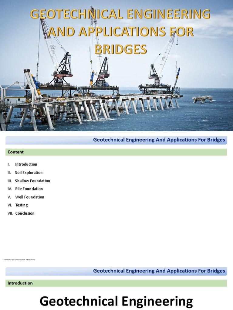 Geotechnical Engineering and Application For Bridges | PDF ...
