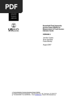 HFIAS: Measuring Household Food Insecurity | PDF | Food Security ...