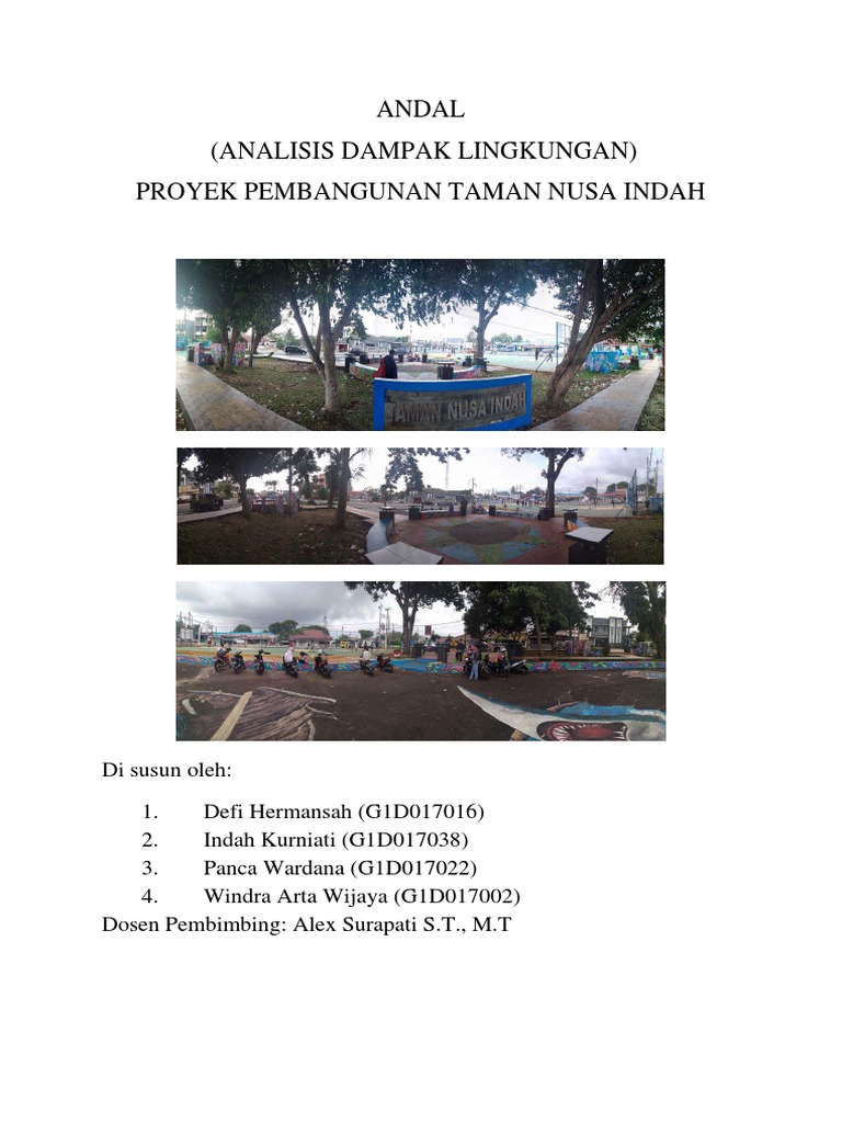 Amdal Proyek Pembangunan | PDF