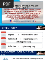 RA 11058 IRR Mel | PDF | Occupational Safety And Health | Unemployment ...