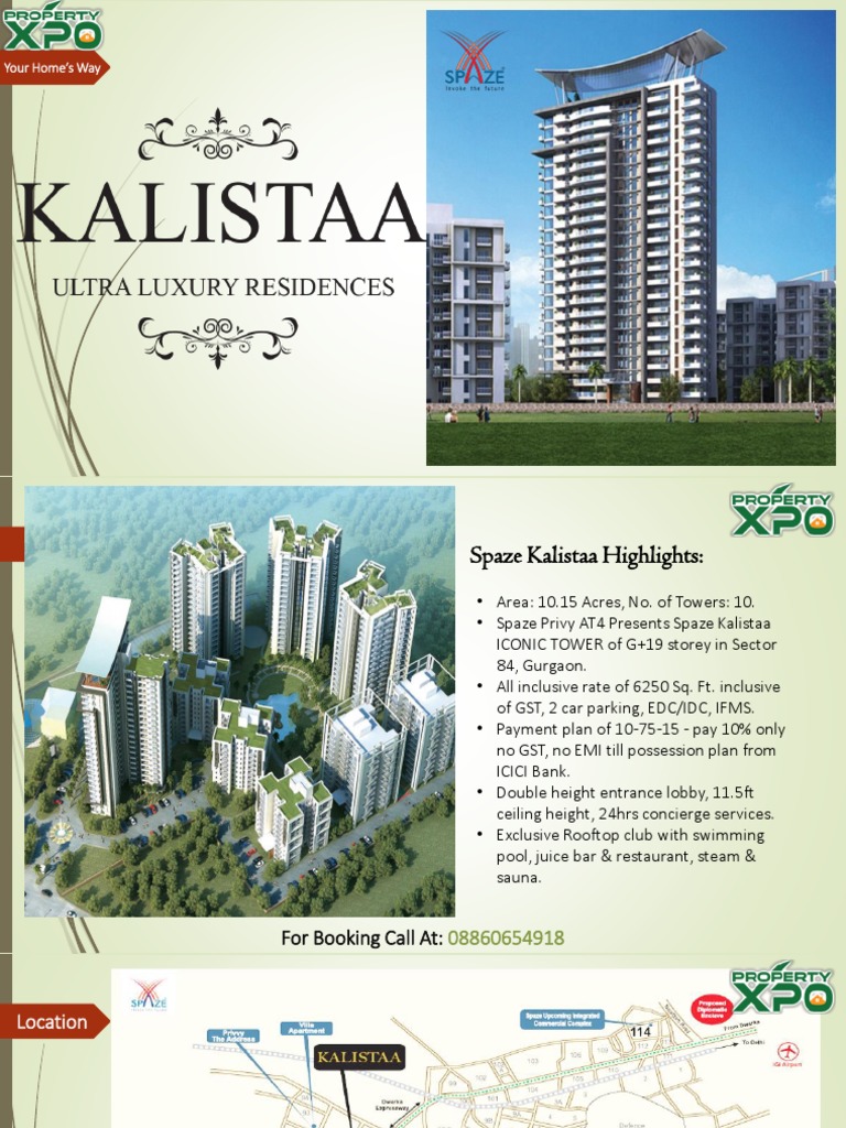 Spaze Kalistaa | PDF