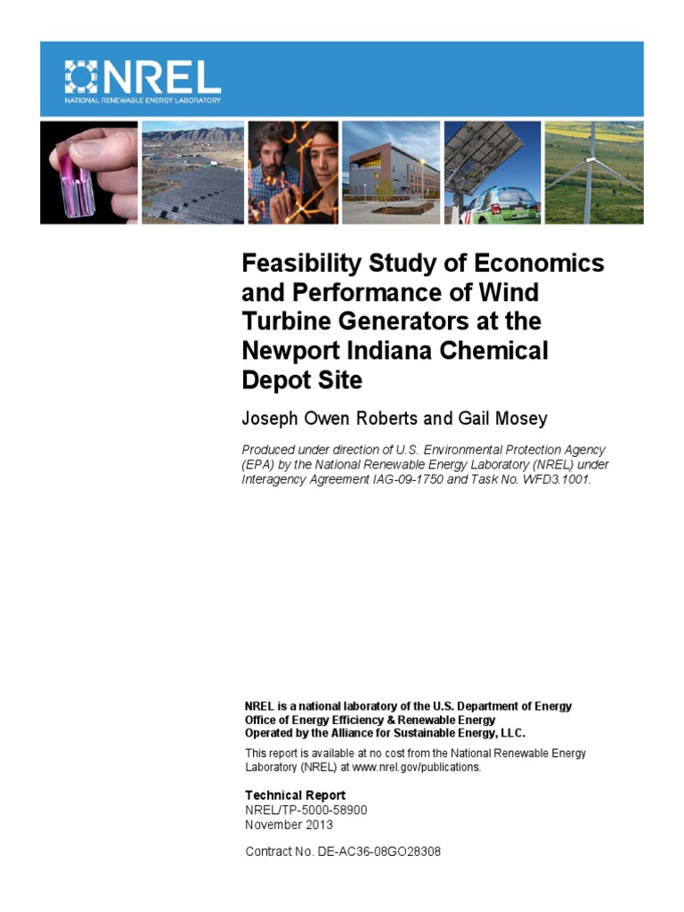 Feasibility Study | PDF | Wind Power | Wind Turbine