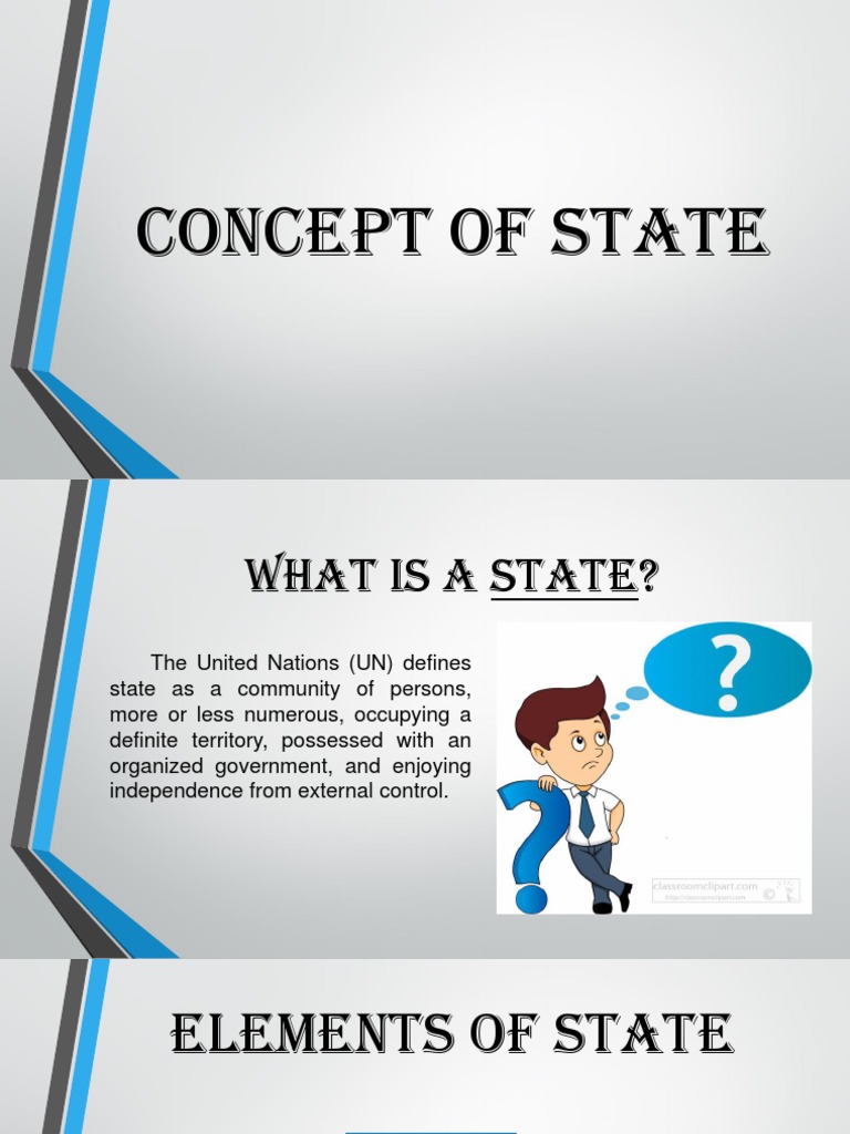Concept of State | PDF | Sovereignty | Social Contract