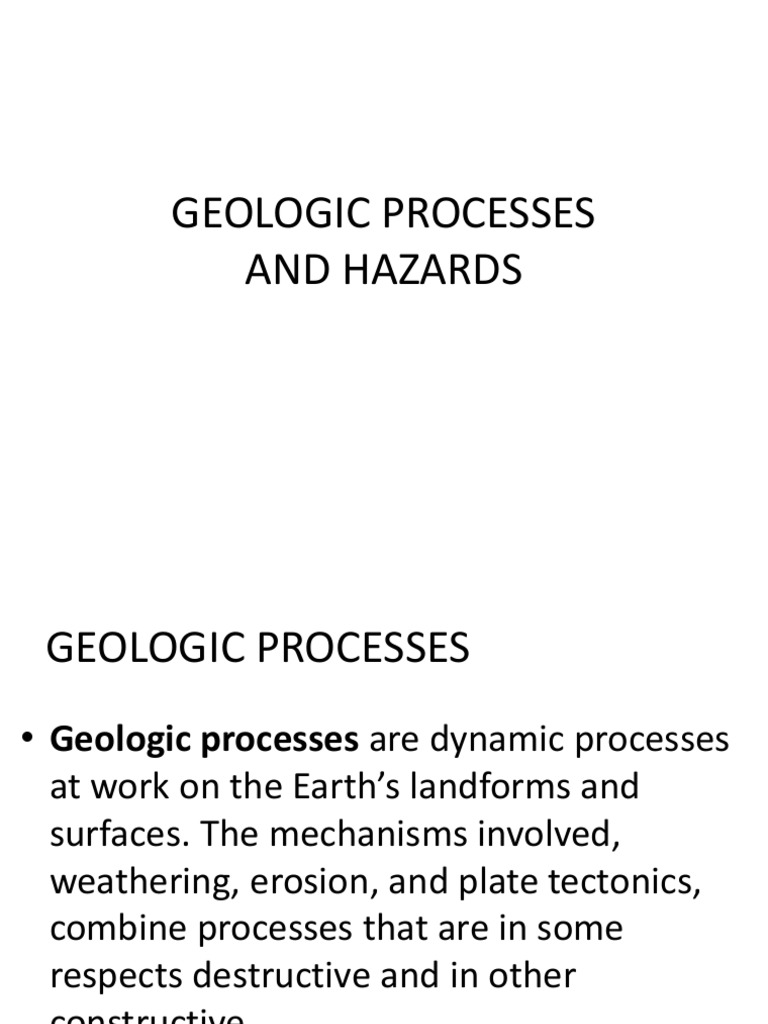 Geologic Processes | PDF