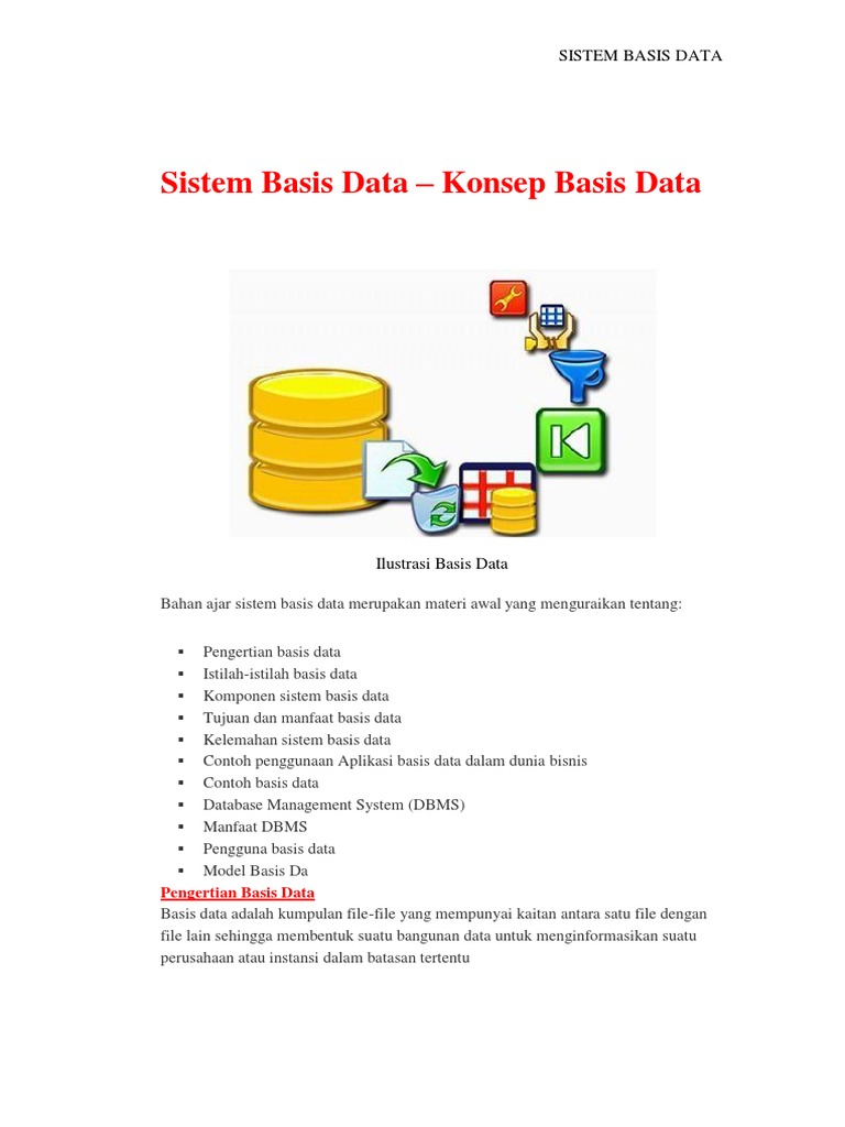 Konsep Basis Data | PDF