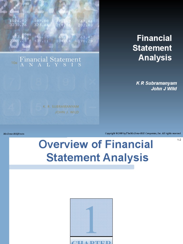 Financial Statement Analysis: K R Subramanyam John J Wild | PDF ...