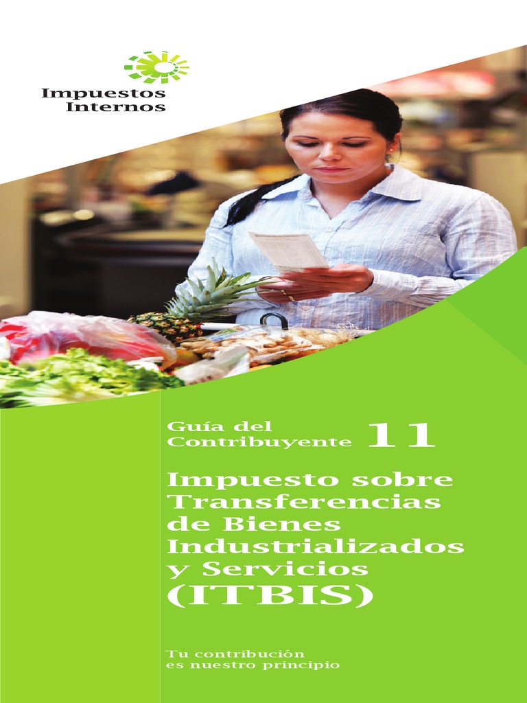 ITBIS: Guía del Contribuyente 2023 | PDF | Tarjeta de débito | Impuestos