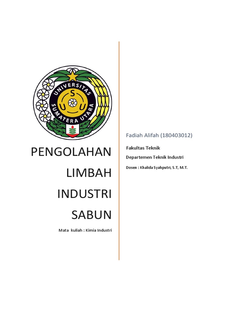 Pengolahan Limbah Sabun Menjadi Triasetin | PDF | Memasak, Makanan ...