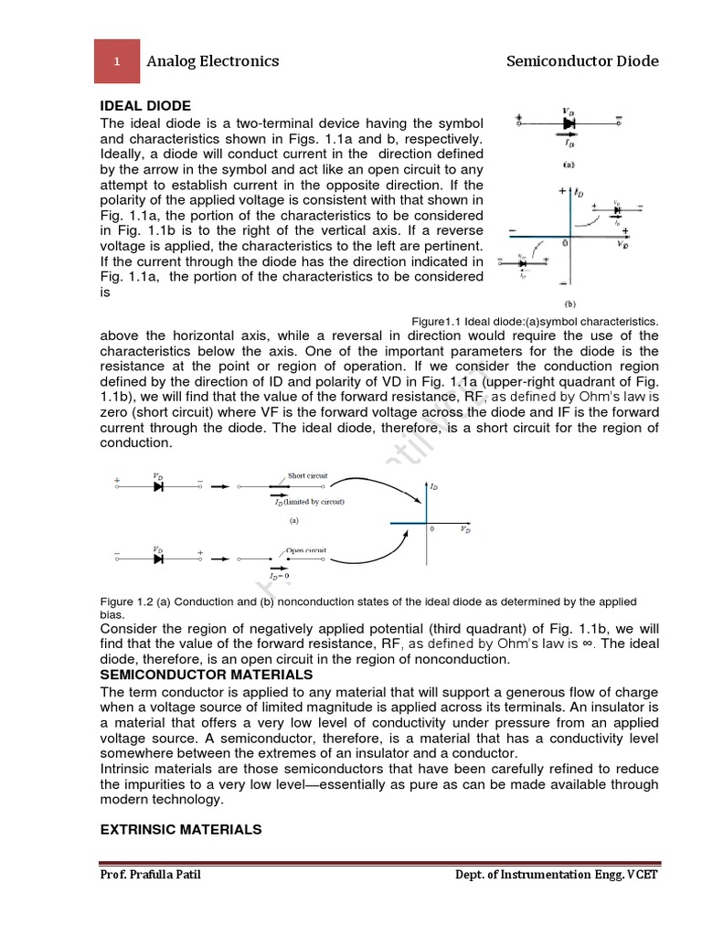 AE Diode Theory | PDF | P–N Junction | Diode