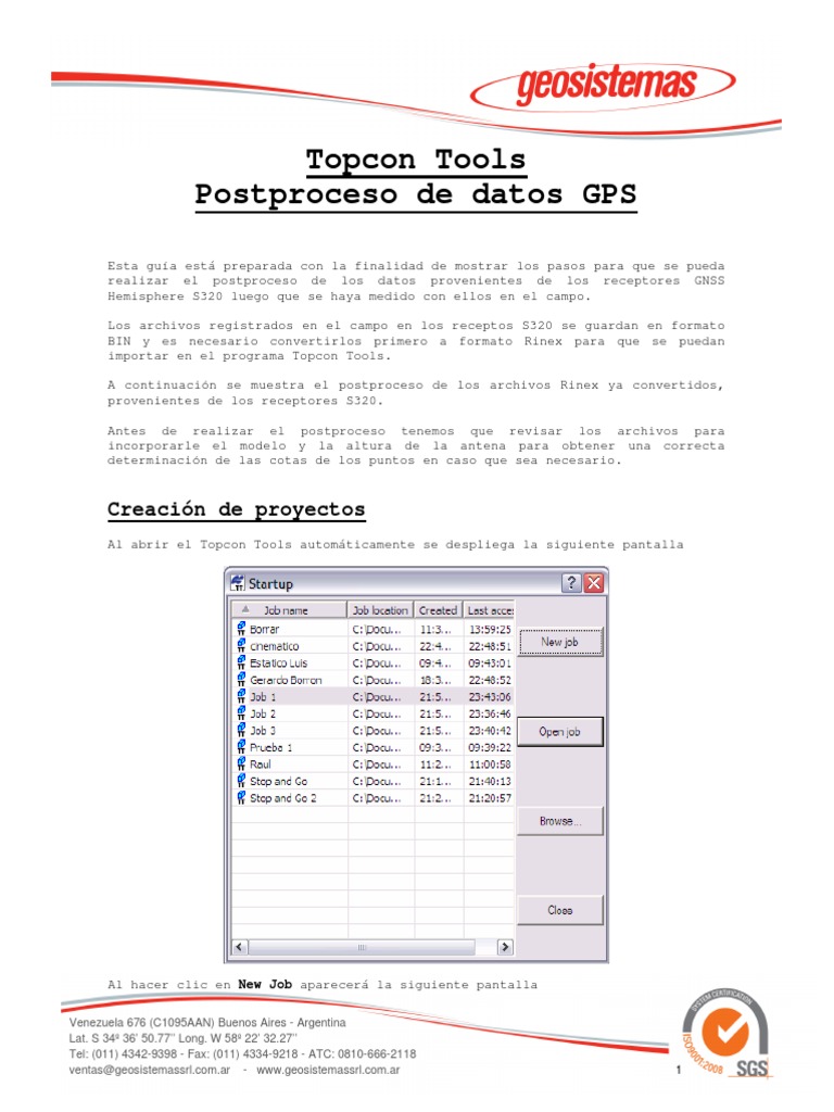 Topcon Tools | PDF | Archivo de computadora | Antena (Radio)