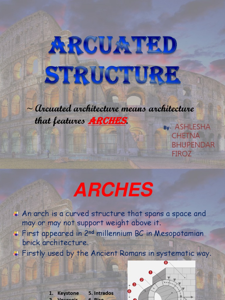 Arcuated Architecture Overview | PDF | Vault (Architecture) | Dome