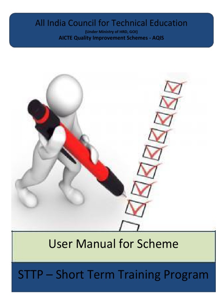 User Manual For Scheme STTP - Short Term Training Program: All India Council For Technical ...