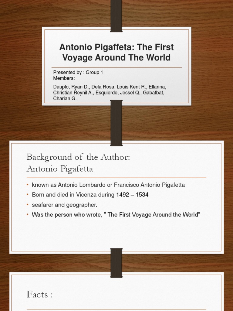 Antonio Pigaffeta Presentation 5d721698c6cbb | PDF | Exploration