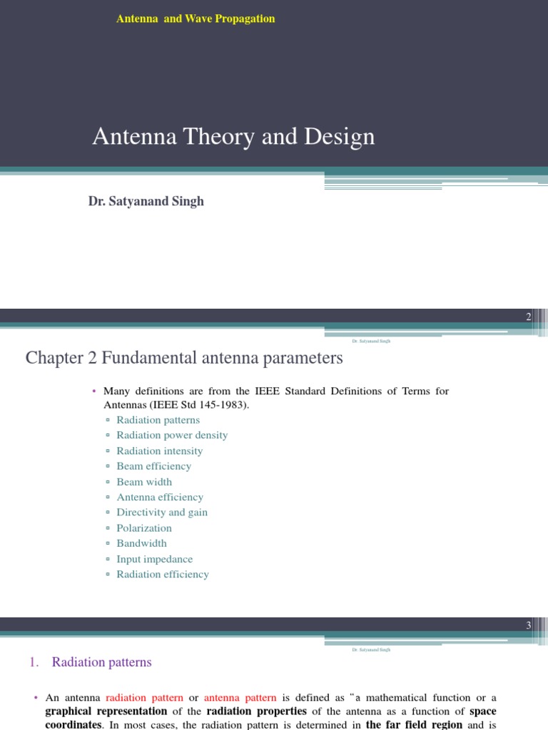 Antenna Theory and Design Explained | PDF | Polarization (Waves ...