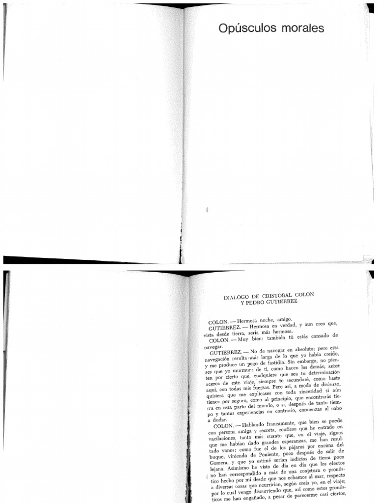 Opúsculos Morales | PDF