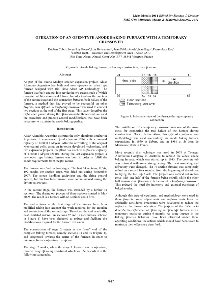 Anode Baking | PDF | Furnace | Refractory