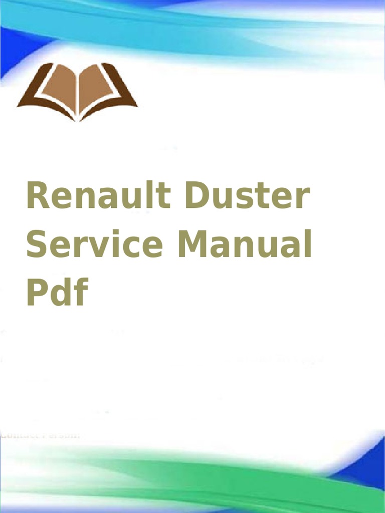 Renault Duster Servicio Manual PDF Español | PDF | Renault | E Books