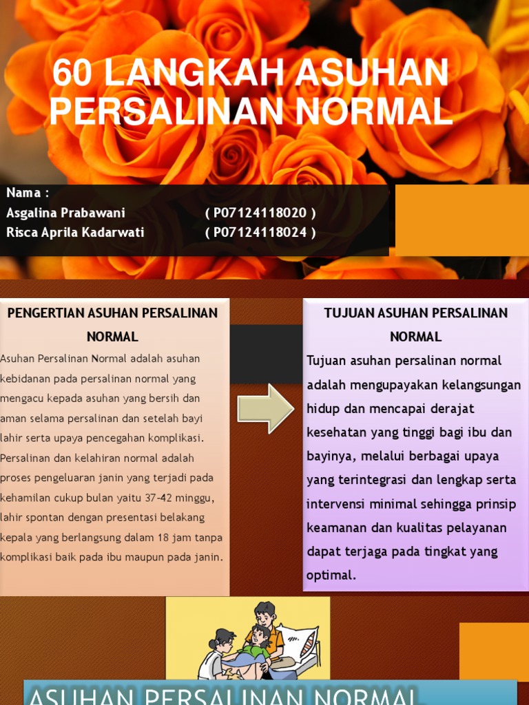 60 Langkah Asuhan Persalinan Normal | PDF