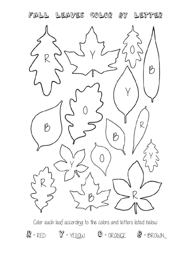 FallLeavesColorbyLetter PDF | PDF | Poetry