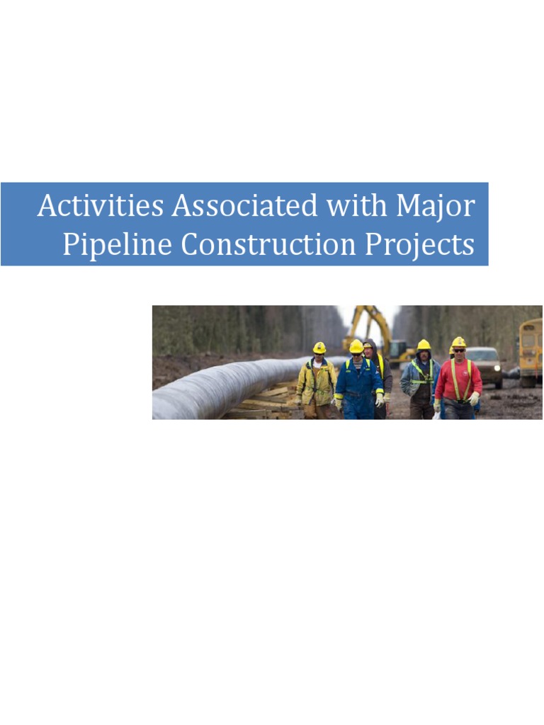 Pipeline Work | PDF | Pipe (Fluid Conveyance) | Deep Foundation