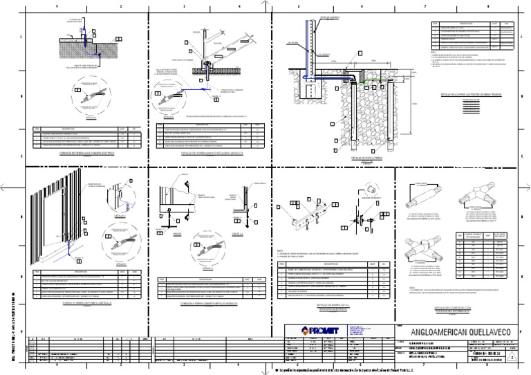Detalle de Malla Puesta a Tierra | Cobre | Materiales | Prueba gratuita de 30 días | Scribd