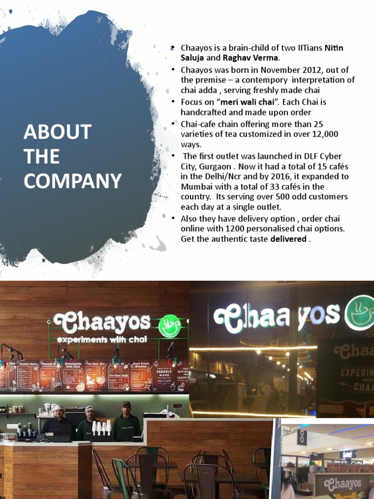 Consumer Behaviour Presentation On Chaayos | PDF | Business | Marketing