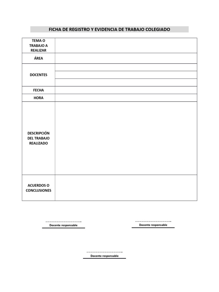 Modelo de Trabajo Colegiado | PDF