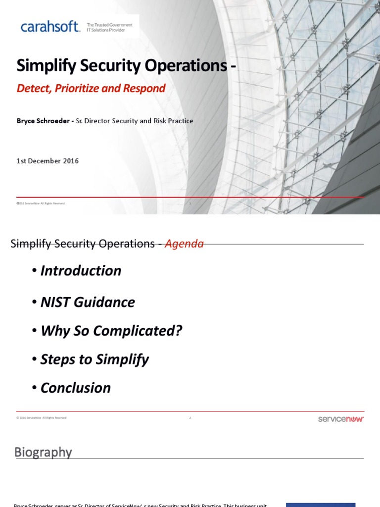ServiceNow Lodon Apresentation | PDF | Computer Security | Security