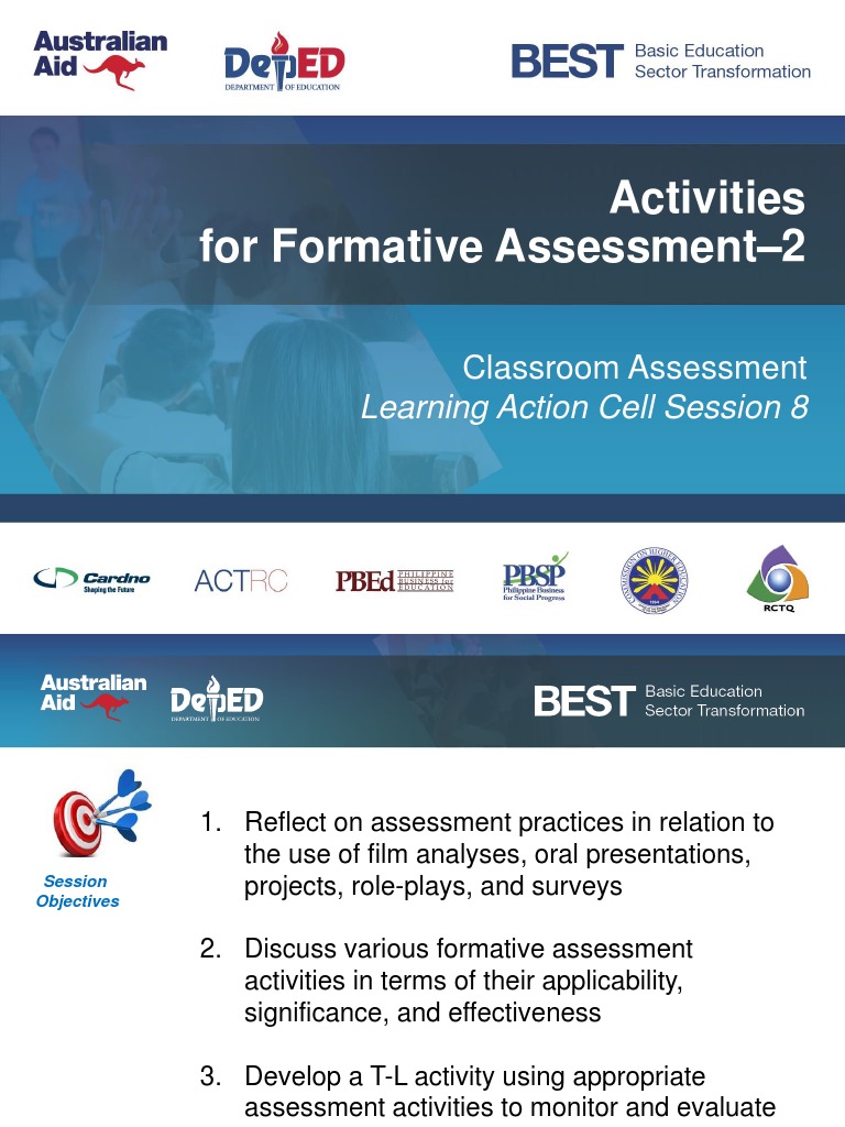 8 Activities For Formative Assessment-2 - 111018 | PDF | Expert | Learning