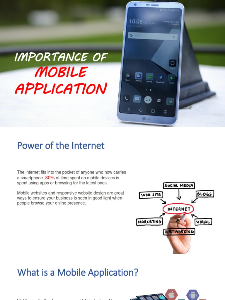 Importance of Mobile Application | PDF | Computers
