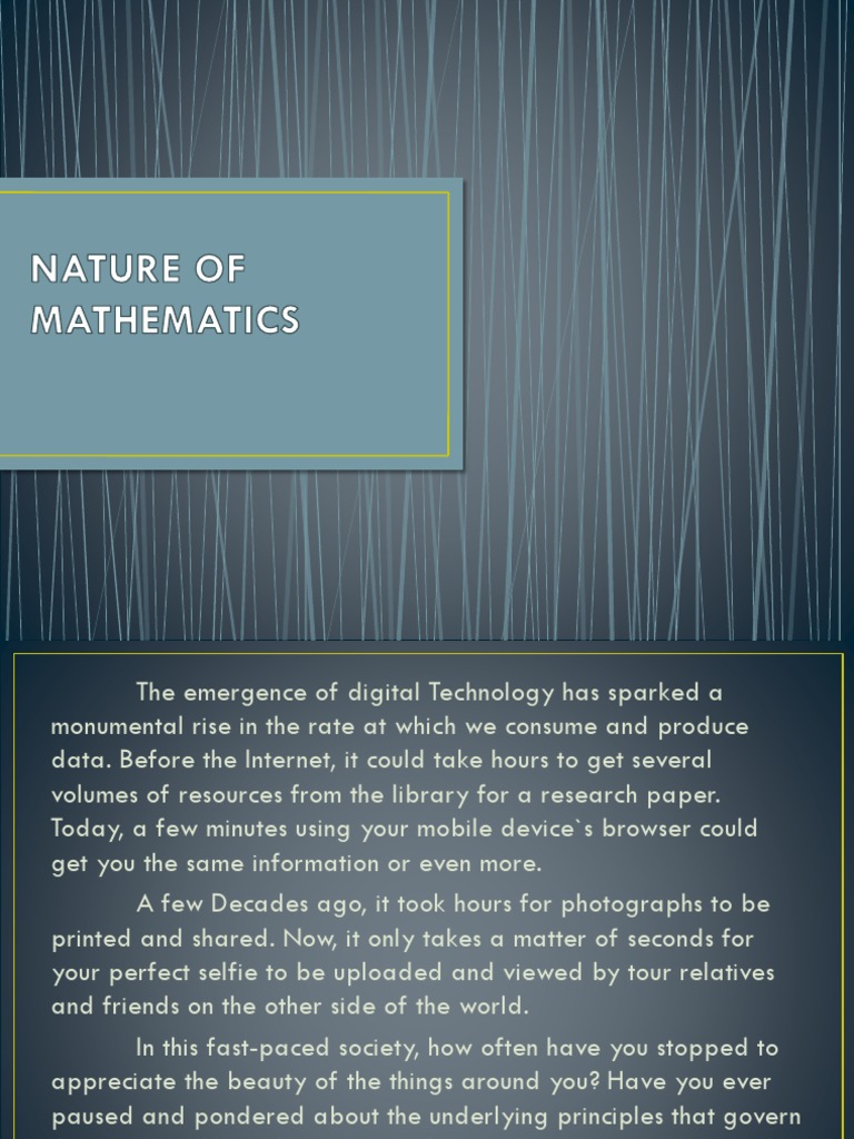 Patterns and Numbers in Nature | PDF | Symmetry | Teaching Mathematics