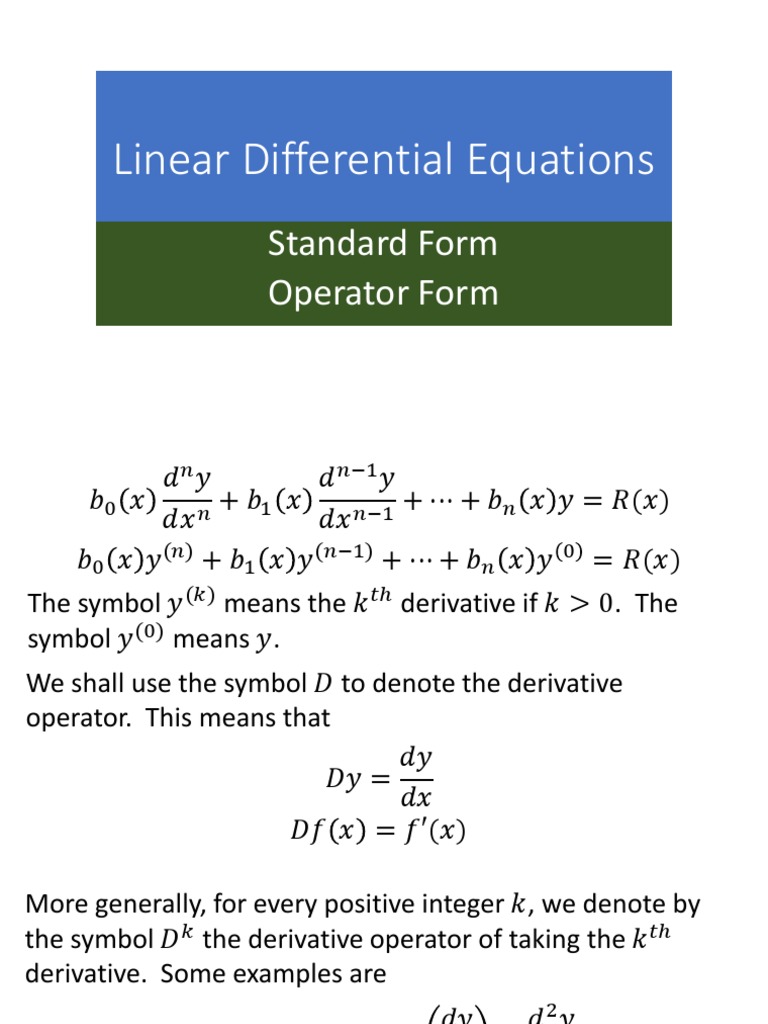 Lecture Notes 11 | PDF | Derivative | Equations