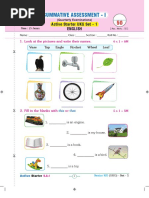 UKG - Worksheet 01: Use The Code Given To Name The Pictures and Write ...