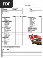 Backhoe Checklist | PDF