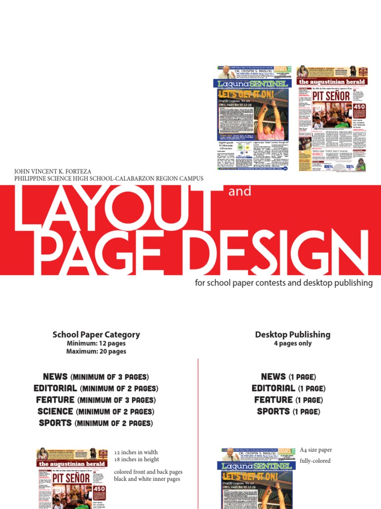 Layout and Page Design PDF Presentation PDF | Download Free PDF | Page ...