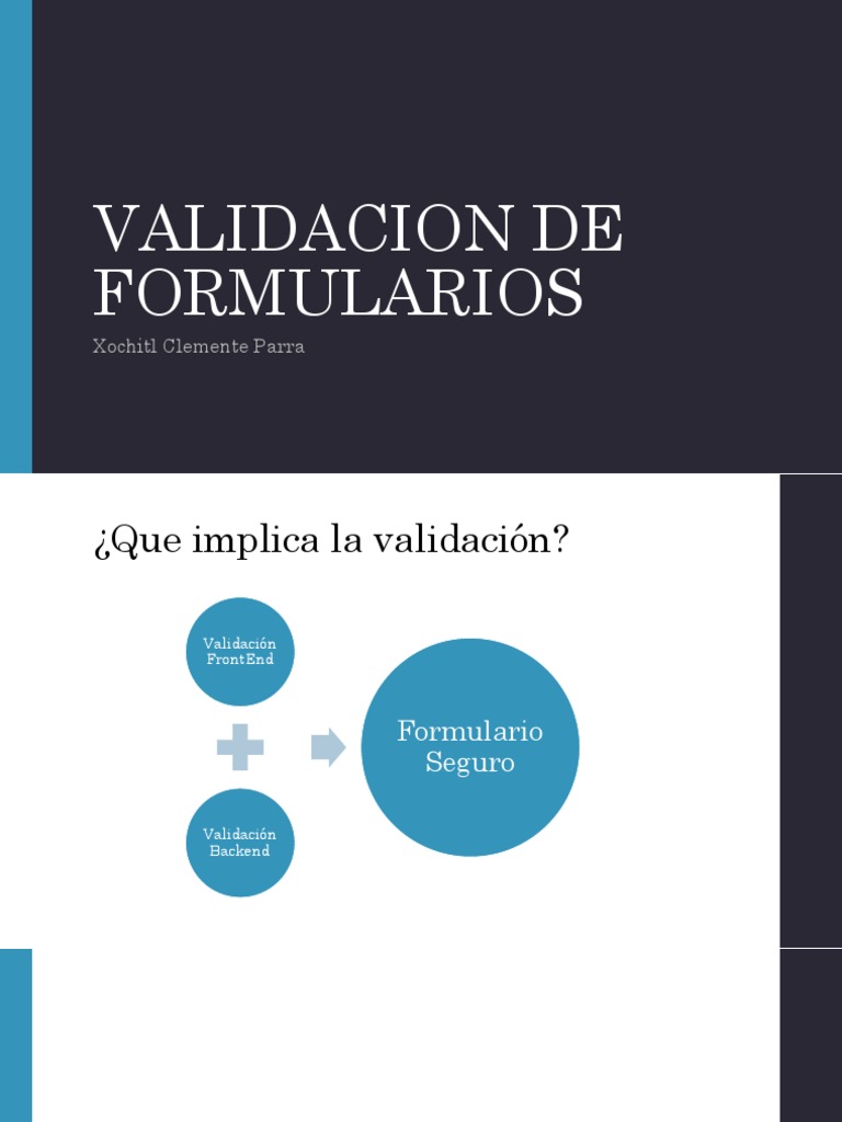 Validaciones Frontend | PDF | Expresión regular | Áreas de informática