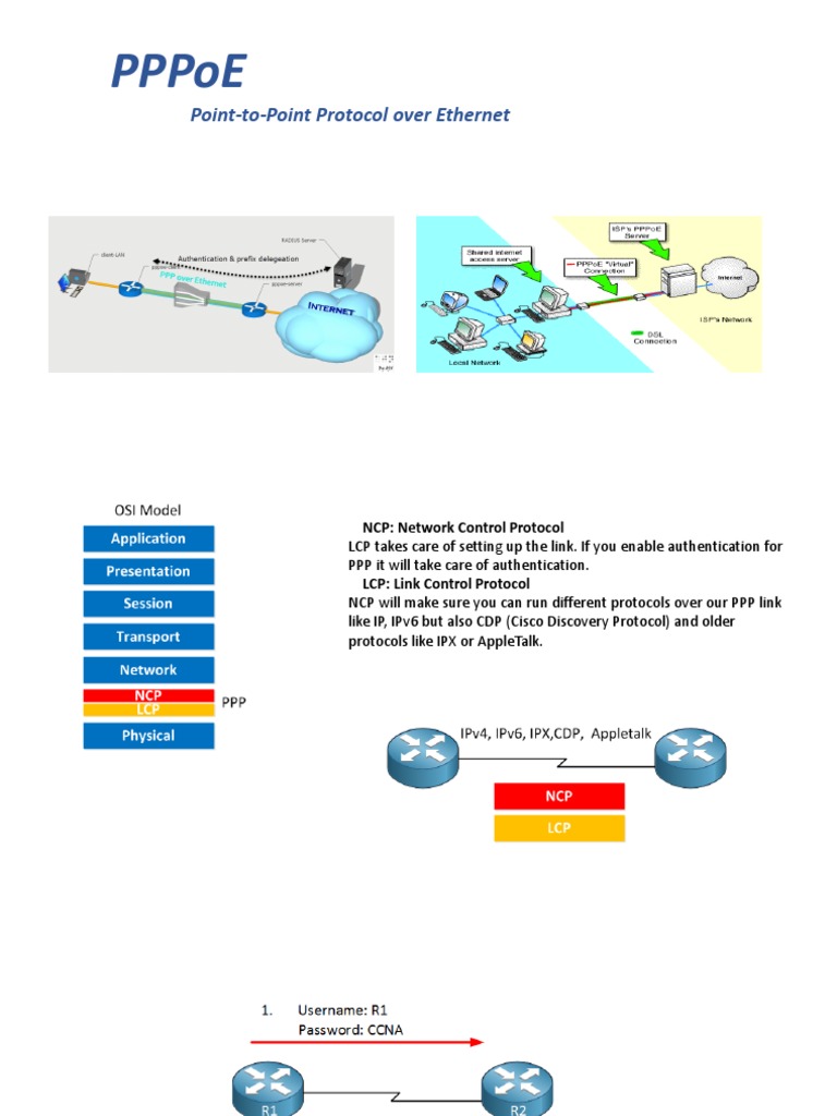 Pppoe: Point-to-Point Protocol Over Ethernet | PDF | Electronics ...