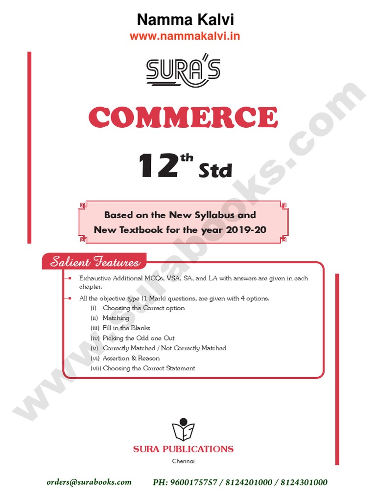 Namma Kalvi 12th Commerce Chapter 1 To 8 Sura Guide em 214934 | PDF ... Namma Kalvi 12th Commerce Chapter 1 To 8 Sura Guide em 214934 | PDF ...